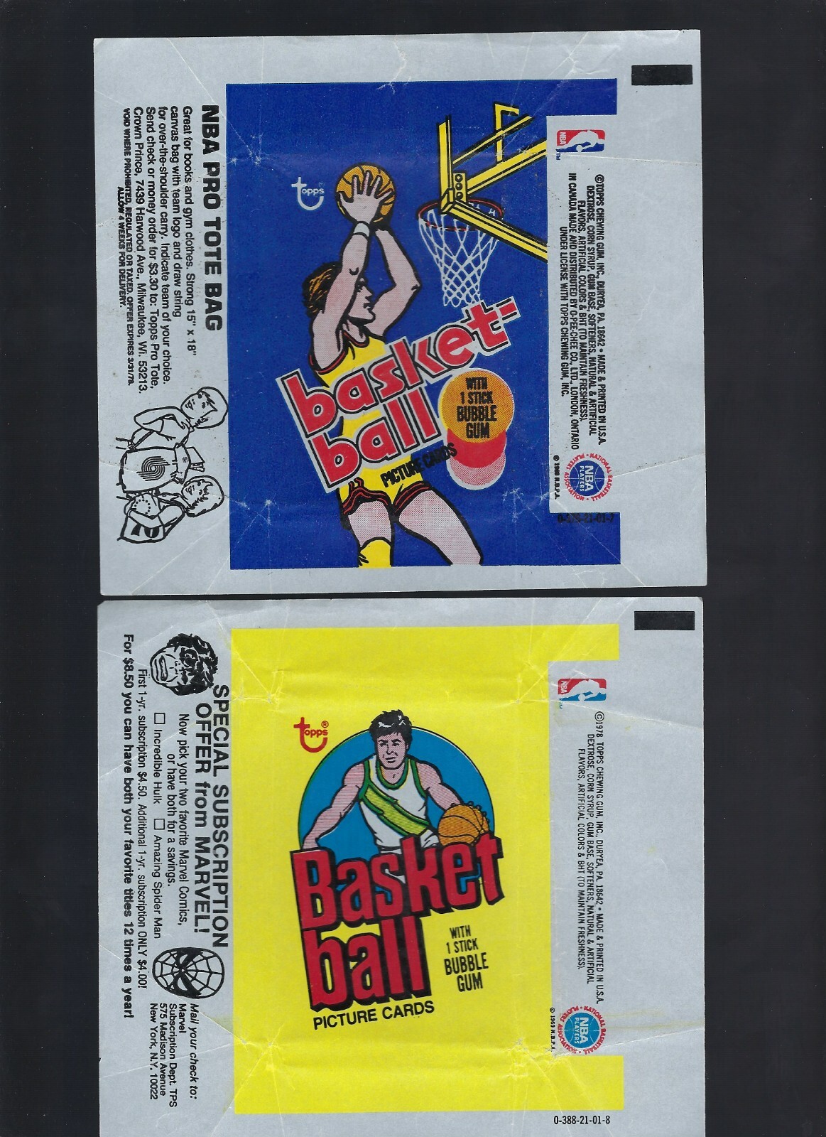 1977, 1978, 1979, 1980,1981 TOPPS BASKETBALL WAX WRAPPERS - LOT OF 5 - NO CARDS | eBay