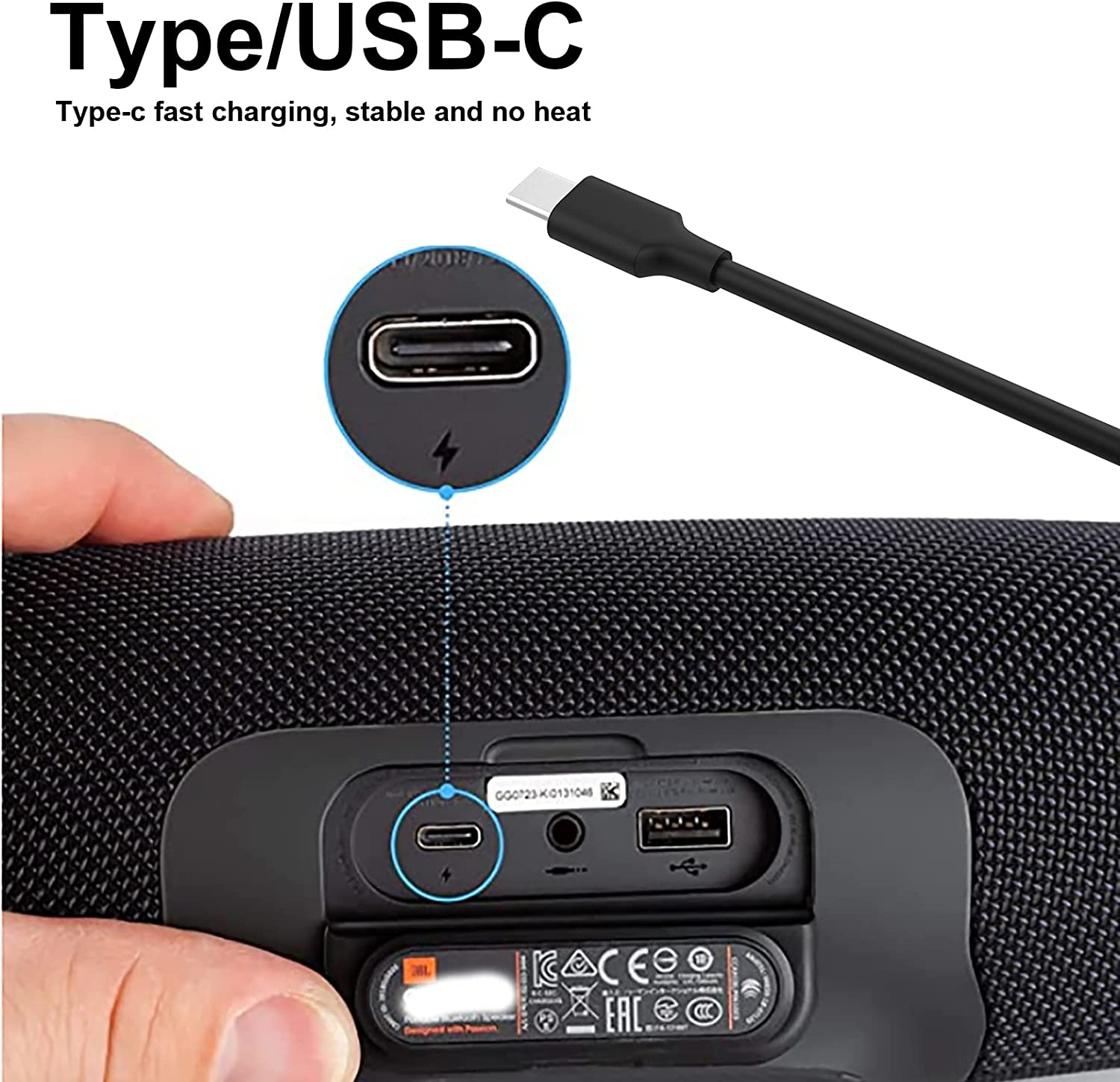 für JBL Xtreme 1/2/3 Extreme/Boombox jbl Charge Ersatznetzteil USBC ...