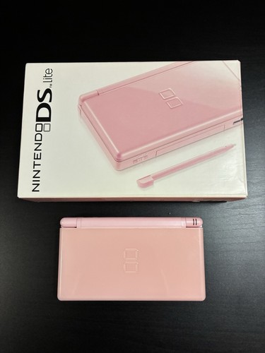 Coral Pink Nintendo DS Lite Handheld System CIB w/ Charger | eBay