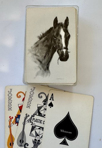 Vintage Playing Cards Horses Whitman Complete w/2 Jokers | eBay
