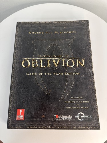 The Elder Scrolls IV Oblivion Game of the Year Edition Prima Guide All ...