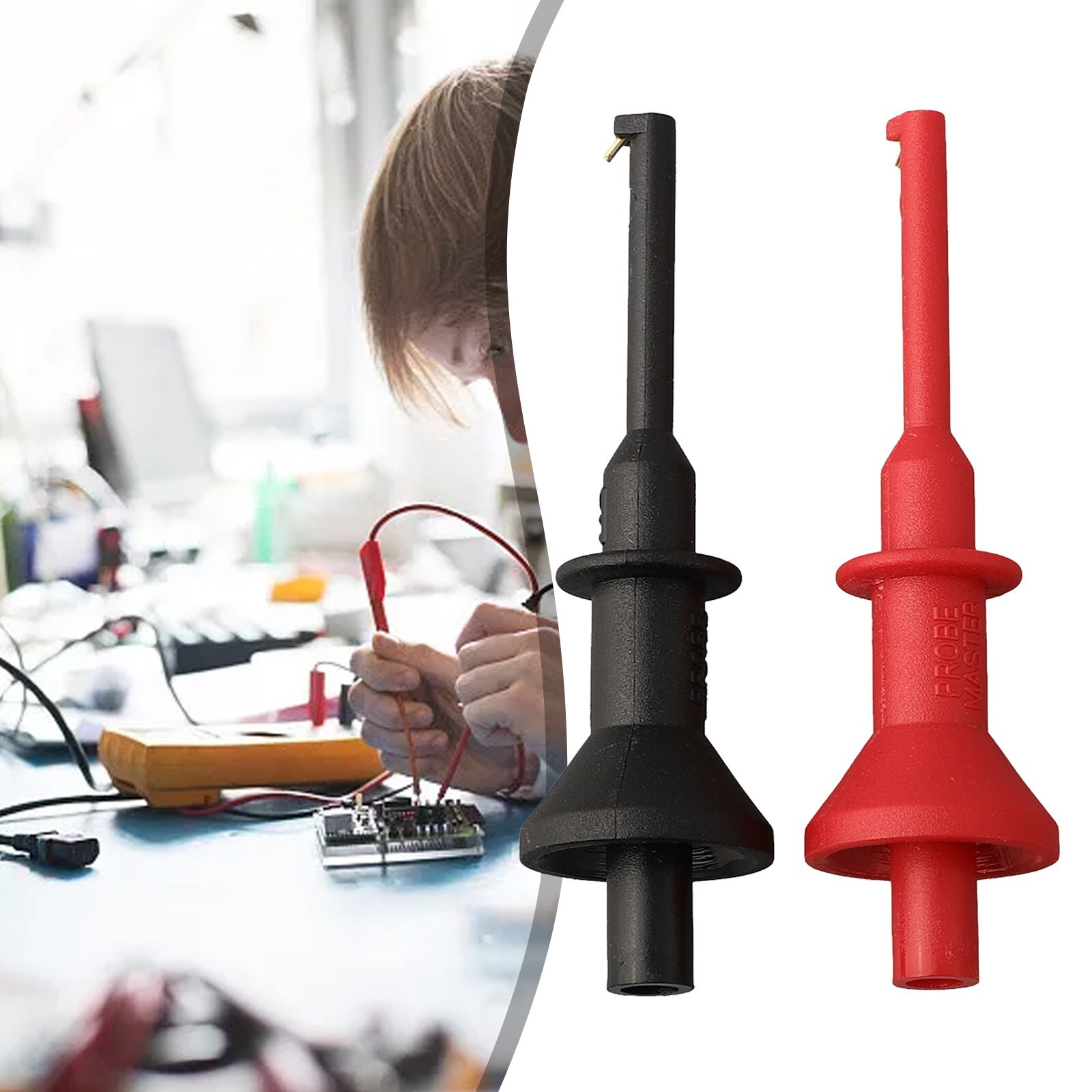 Compact Design Multimeter Test Leads with Flexible and Bendable Head ...