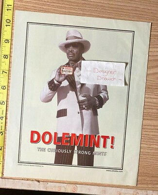 Altoids Mints 2000 Dolemint Promotional Print Ad Advertisement | eBay
