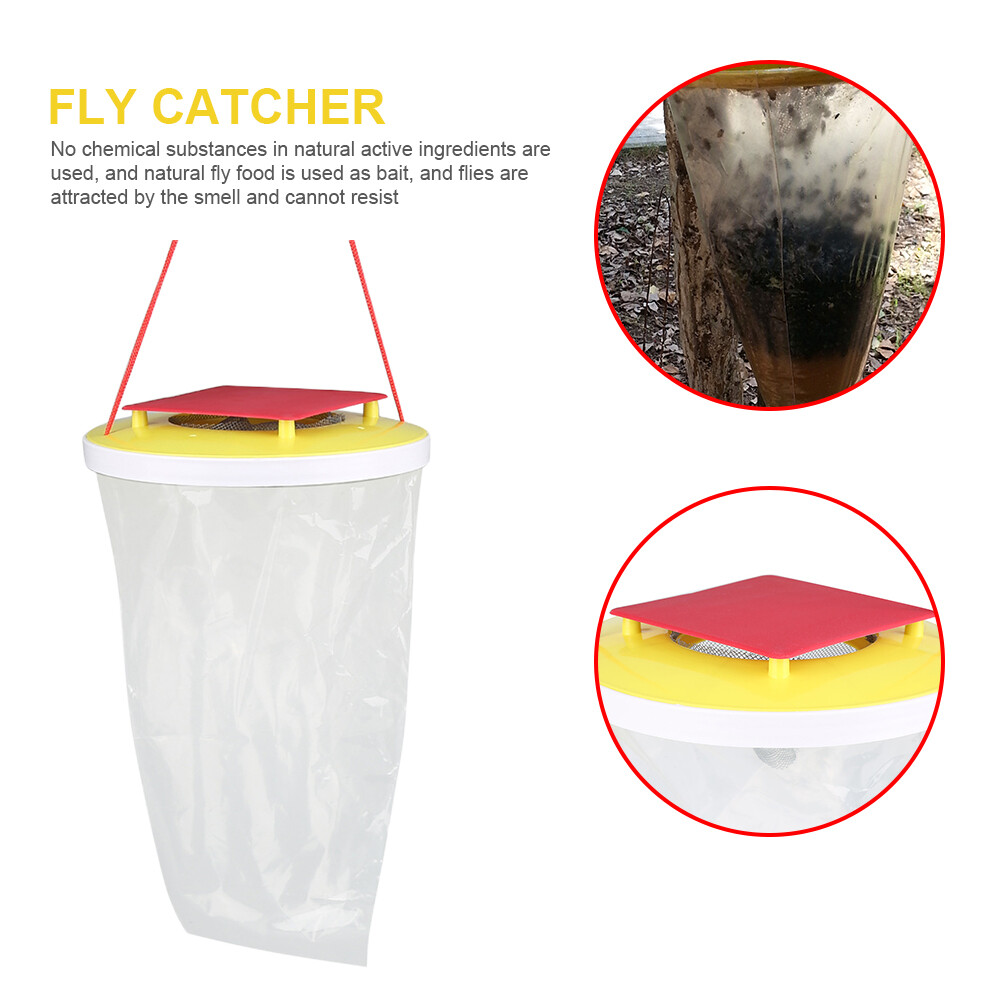 Flies Trap Disposable Pest Control Bug Trap Bag Hanging Fly Lure Bag ...