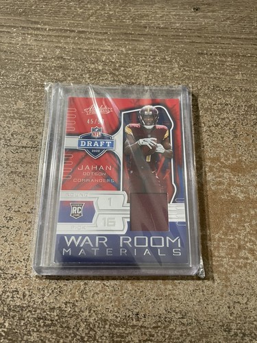 2022 ABSOLUTE NFL DRAFT WAR ROOM ROOKIE PATCH JAHAN DOTSON RC #’D /99 ...