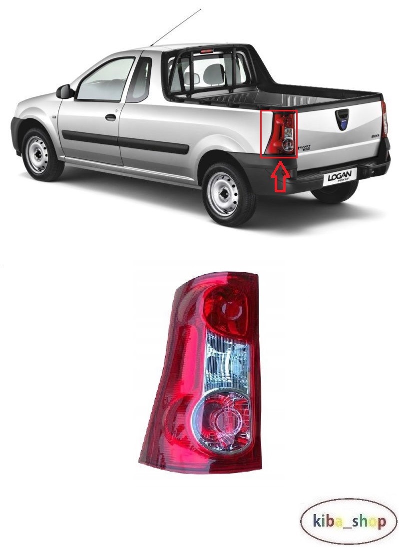 FOR DACIA LOGAN PICKUP 2004 - 2009 REAR TAIL LIGHT LAMP LEFT N/S ...
