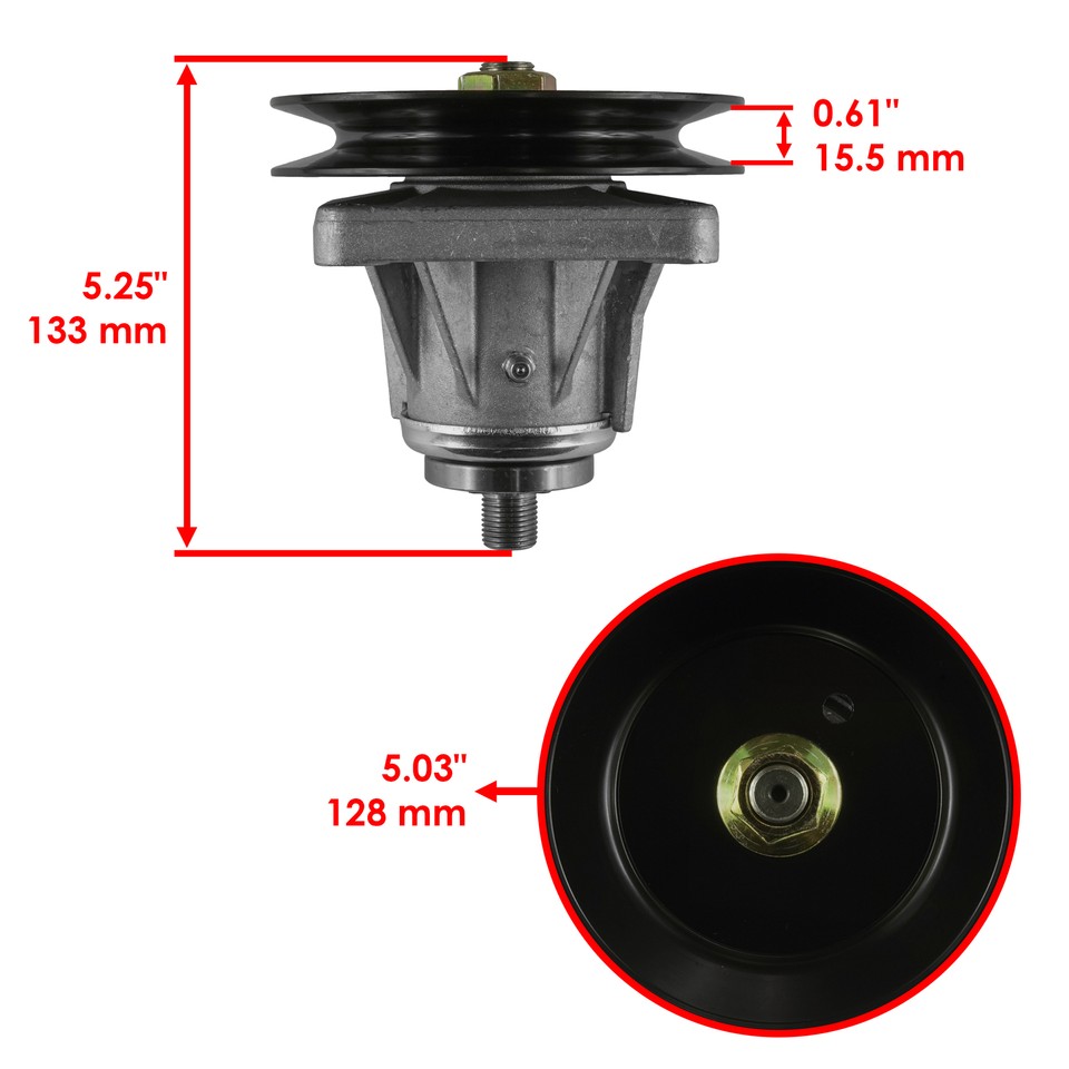 Spindle Assembly for MTD Cub Cadet Troy Bilt Ltx2146 Super Bronco Range ...