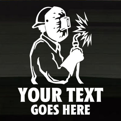 WELDING Welder LARGE 12"x15" Decal Sticker ADVERTISE! | eBay
