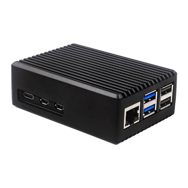 For RPI 5 Passive Cooling Box Resistant Aluminum Case with Heatsinks | eBay