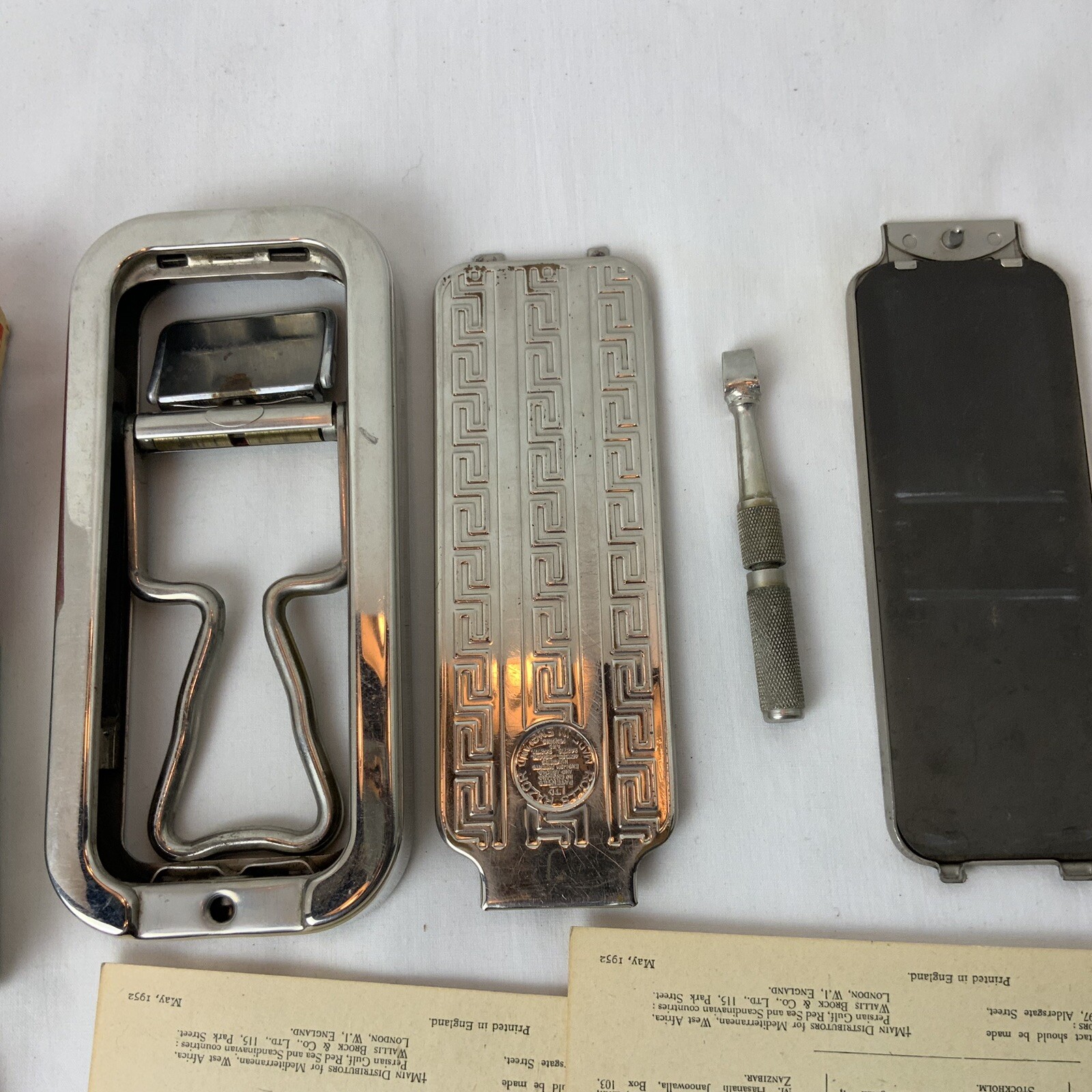 VTG Rolls Razor London #2 , Friction Clip Pin, Strop Dressing 50’s ...