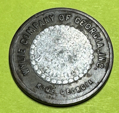 Wylie Company Of Georgia Inc Rome Georgia Token Good For 5 In ...