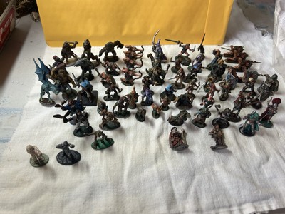 Vintage Painted Dungeons and Dragons Metal Miniatures Lead Figure Lot ...