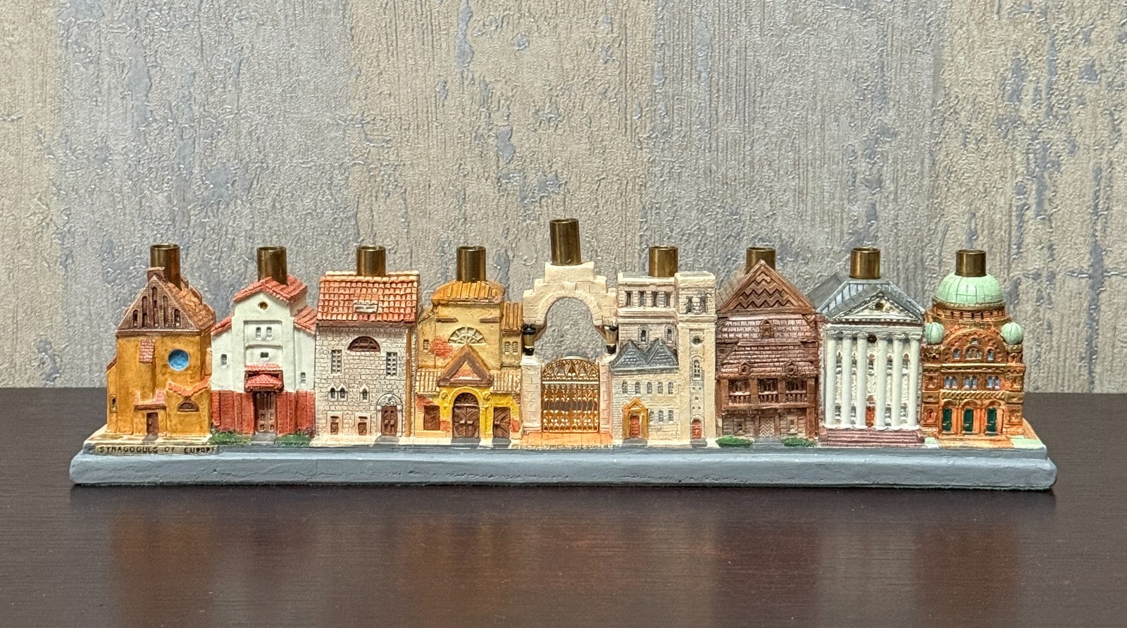 The Synagogues of Europe Menorah by Maude Weisser Hand Crafted ...
