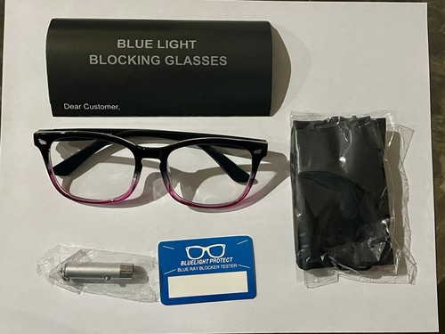 Blue light Blocking Glasses For Computers, Screens, Reduce Eye Strain ...