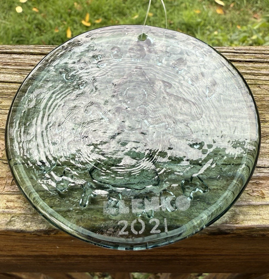 Blenko Glass Suncatcher - Flatwoods Monster | eBay