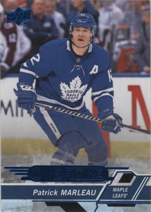 2018-19 Upper Deck Overtime - Patrick Marleau #3 Blue Foil for sale online | eBay
