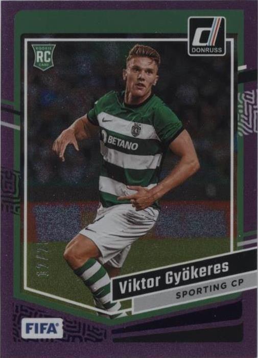 2023-24 Panini Donruss Fifa - Viktor Gyokeres #159 Purple /25 (RC) for ...