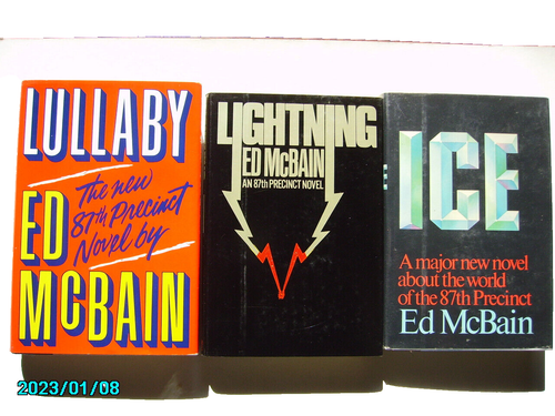 "Lullaby " + (2) by Ed McBain. Published by William Morrow Books, 1989 ...
