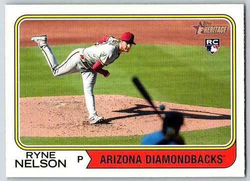 2023 TOPPS HERITAGE RYNE NELSON ARIZONA DIAMONDBACKS #181 | eBay