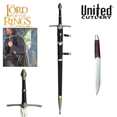 LOTR Scabbard for Strider Sword United Cutlery OL COA | eBay