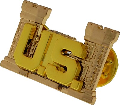 US USMC Marine Corp Engineer CASTLE Badge Insignia US Army Military Hat ...