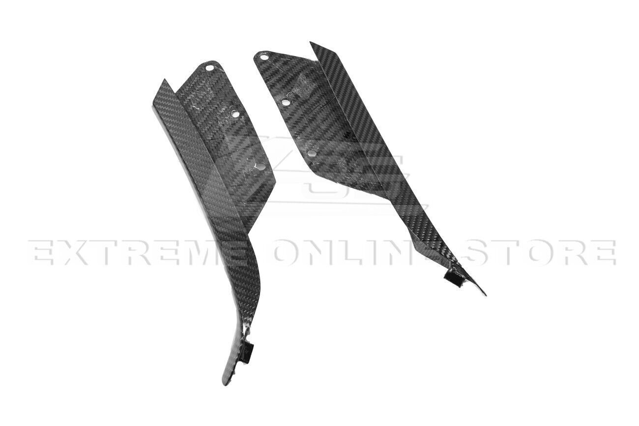 Side Brake Scoop Vent CARBON FIBER Covers For 14-19 Corvette C7 Z06 ...