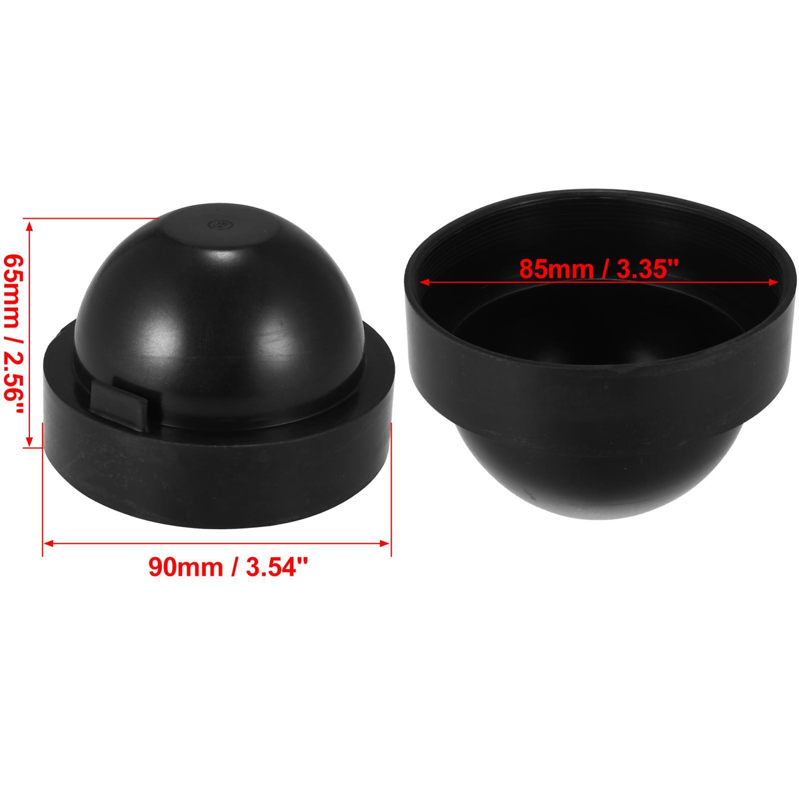 4 Pcs Rubber Housing Seal Cap ID 85mm Car Headlight Dust Cover Seal Cap ...
