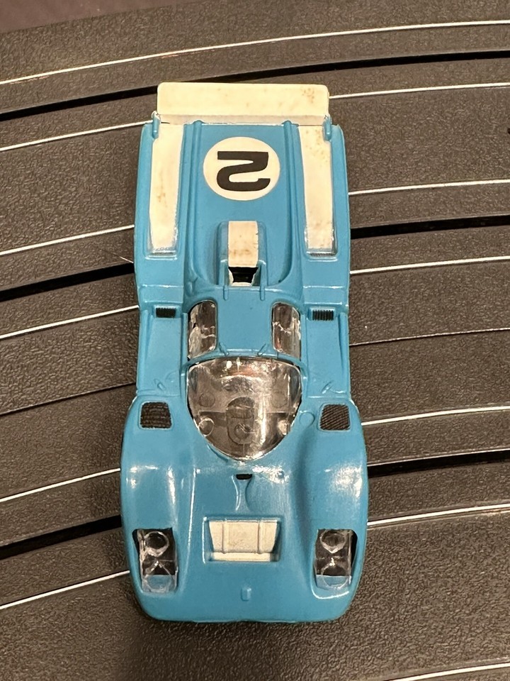 Aurora AFX Magnatraction Ferrari 512M Blue #2 Le Mans HO Slot Car | eBay