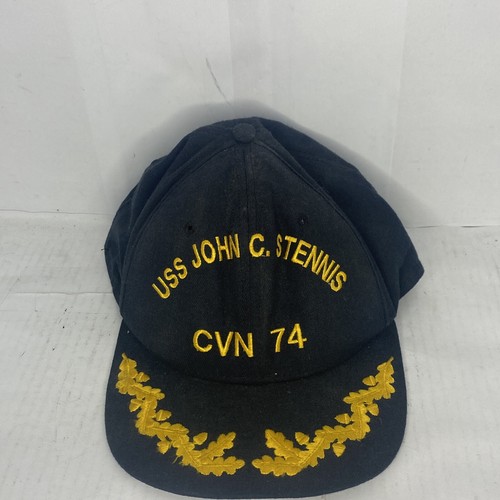Vintage USS JOHN C. STENNIS CVN-74 US NAVY SHIP SnapBack Hat New Era ...