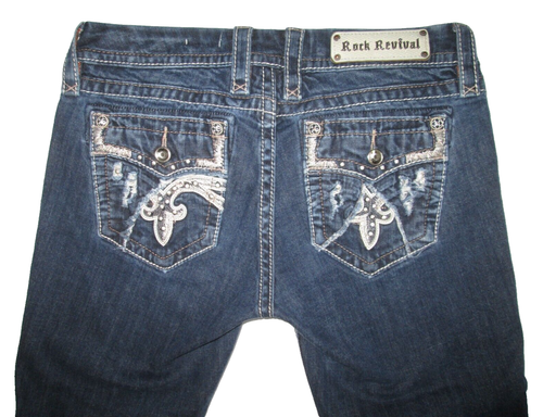 Rock Revival Rubella Easy Capri Jeans Tag Size 29 | eBay
