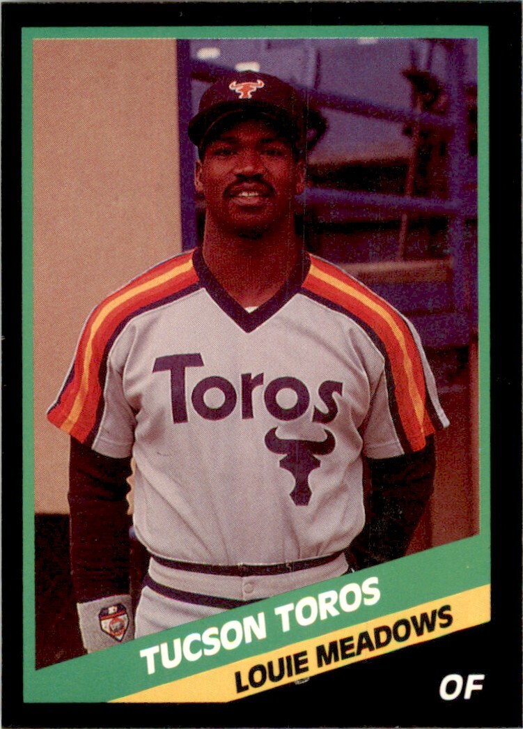 1988 CMC MINOR LEAGUE LOUIE MEADOWS TUCSON TOROS. #20 | eBay