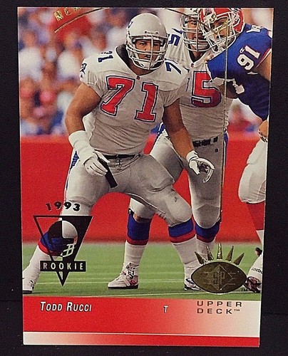 TODD RUCCI 1993 Upper Deck SP Miscut ERROR OddBaLL ROOKIE Card #168 ...