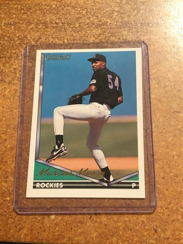 1994 Topps Gold Baseball # 186 Marcus Moore | eBay