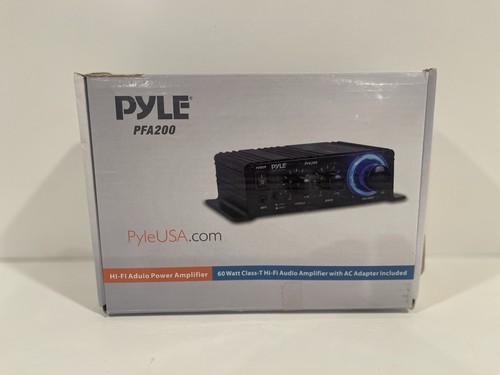 Pyle PFA200 60 Watt Class T Hi-Fi Audio Amplifier With AC Adapter | eBay