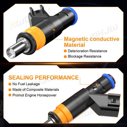 8Pcs Fuel Injectors For Dodge Jeep Ram Chrysler + 5.7L 6.1L V8 ...