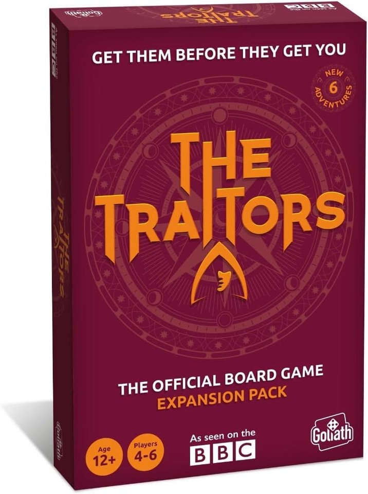 Goliath-Games Presents the Traitors Official Board Game (Expansion Pack ...