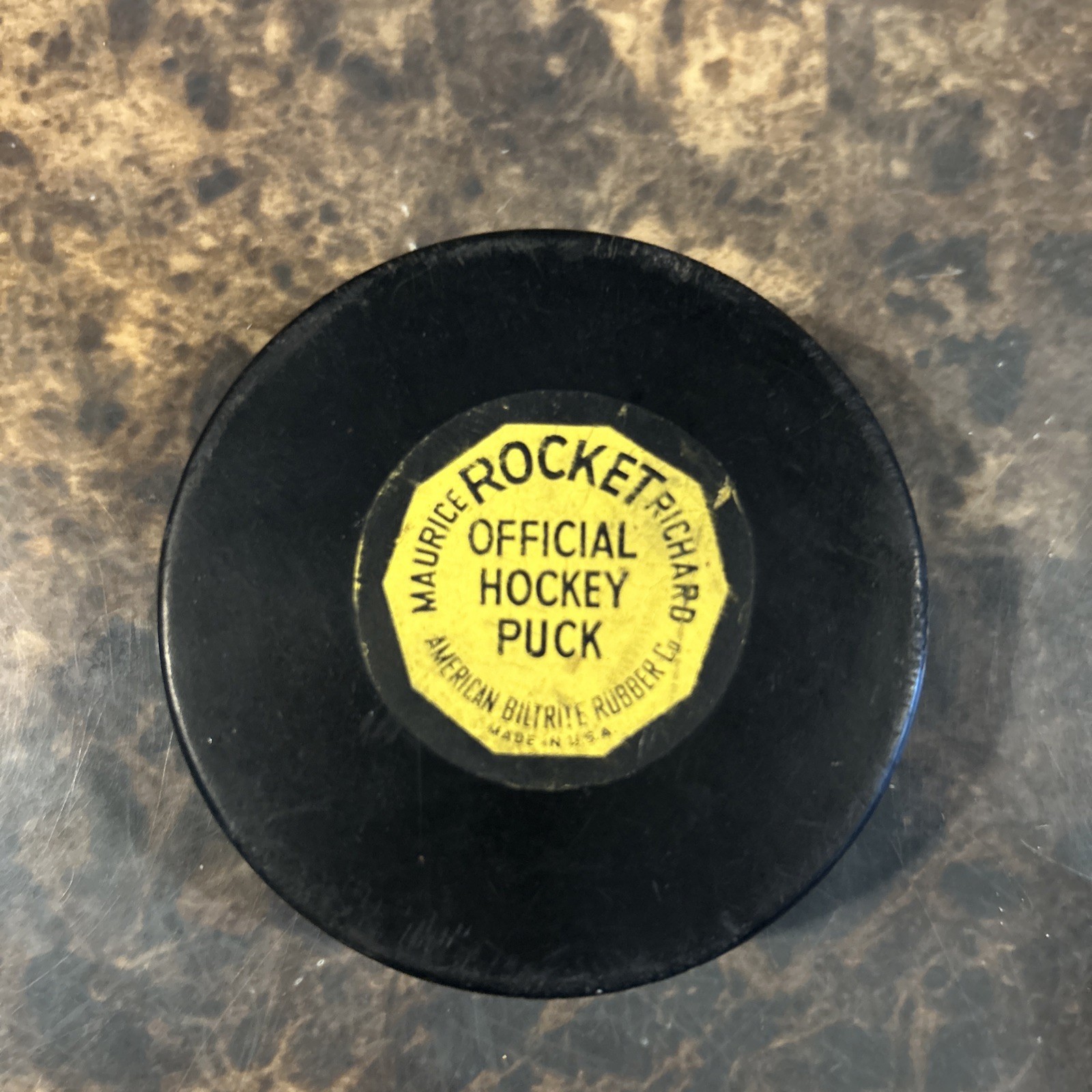 1960's Maurice "Rocket" Richard American Biltrite Rubber Hockey Puck | eBay