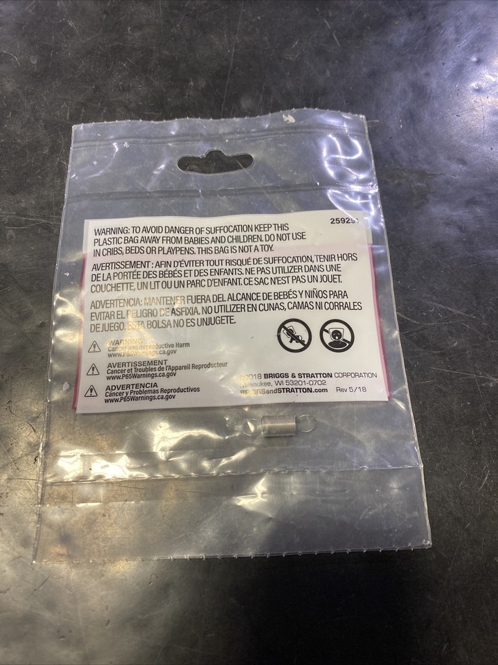 Genuine OEM Briggs & Stratton 790849 Air Vane Spring NOS | eBay