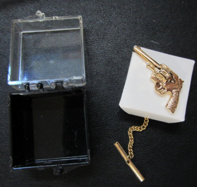 Vintage Gun Tie Tack Pistol Tie Pin For Necktie Jewelry | eBay