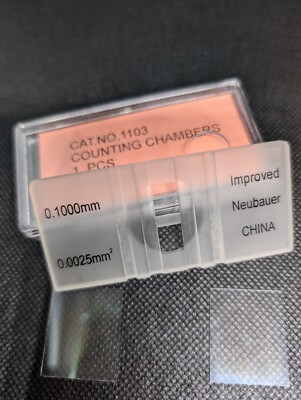 Cell Counting Chamber Improved Neubauer Hemocytometer New Blood Cell ...