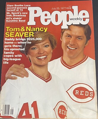 PEOPLE WEEKLY MAG: 1977 Tom & Nancy Seaver ; LN In COLTR SLV + CBB | eBay