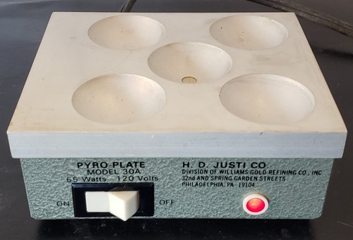H D Justi Pyro Plate with PyroPlast Crystal Monomer CW | eBay