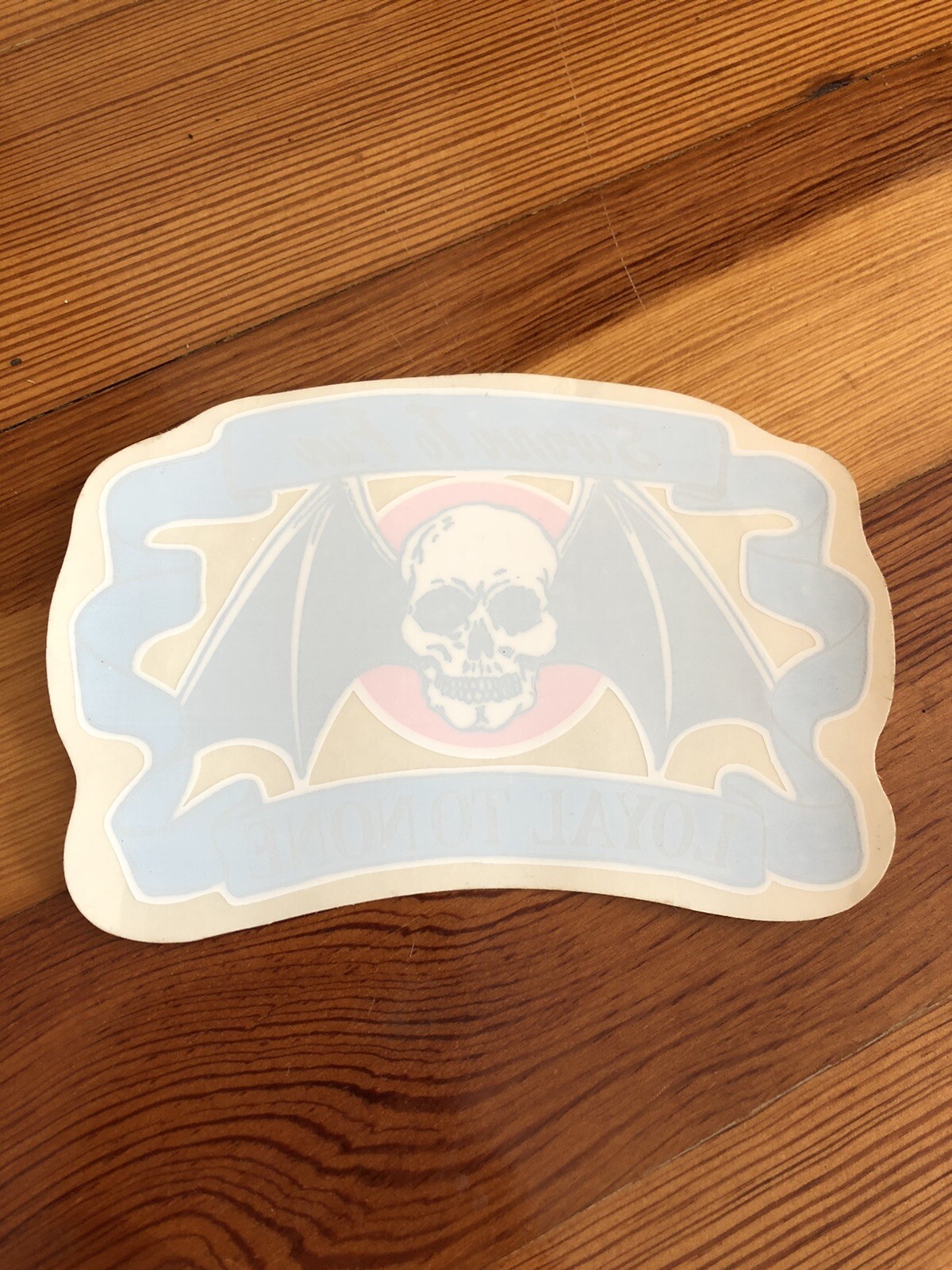 Vintage Sworn To Fun Loyal None Sticker Motorcycle Novelty Decal Harley ...