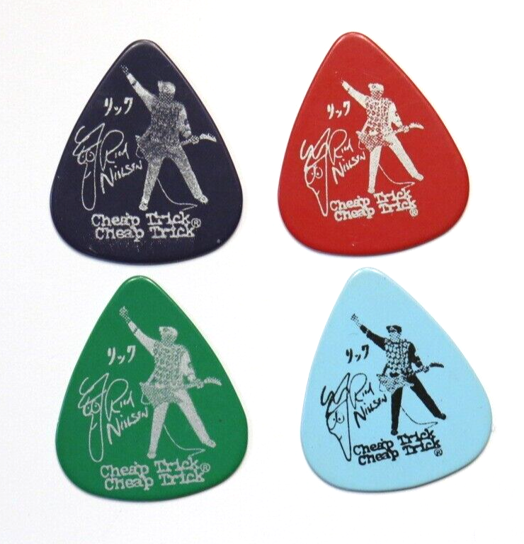 Cheap Trick Rick Nielsen Tour Guitar Pick - Total of 4 Picks | eBay