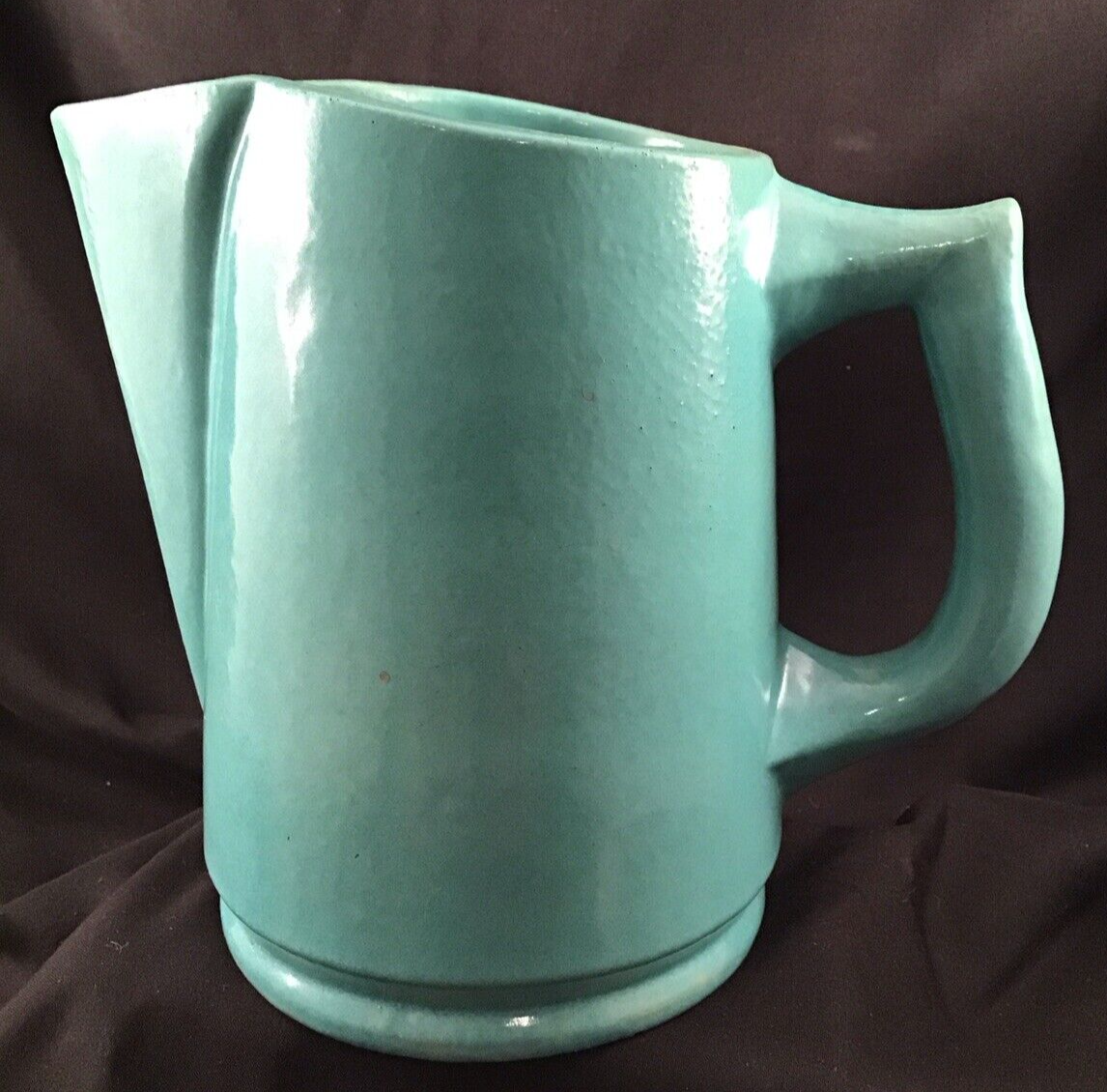 WPA Ceramics North Dakota Aqua Blue Milk Pitcher Marked Clean | eBay