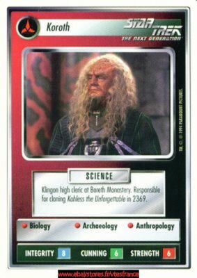 Star Trek CCG - Koroth / Unlimited | eBay