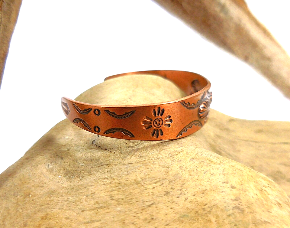 Vintage Wheeler Southwest Solid Copper Cuff Bracelet | eBay