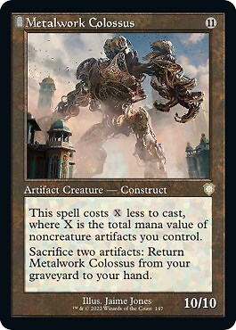 Metalwork Colossus (Retro Frame) Commander: The Brothers' War Regular ...