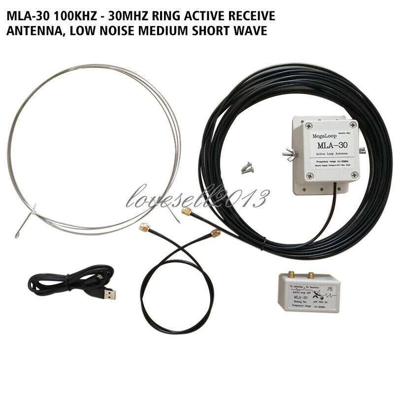 MLA-30+ 500KHz-30MHz Active Loop Antenna Shortwave Radio Antenna NEW | eBay