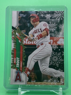 Mike Trout Topps Holiday Mega Walmart 2020 HW123 | eBay
